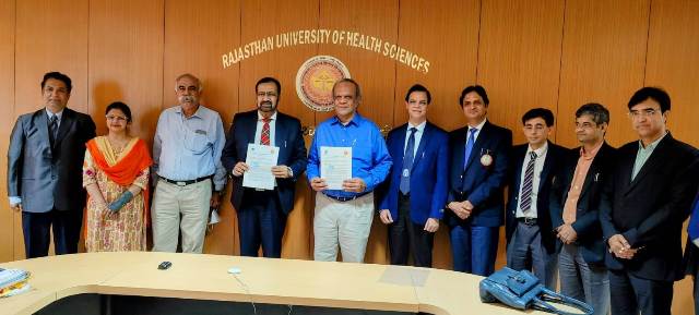 MoU between KAHER, Belagavi and Rajasthan University of Health Sciences ...