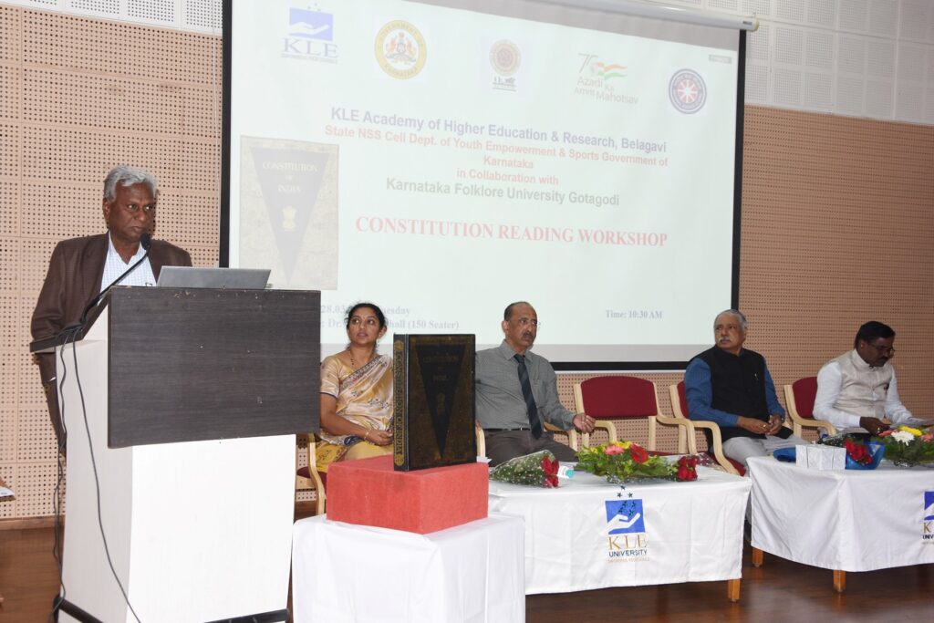 The NSS Cell of KAHER, Belagavi in collaboration with the State NSS ...